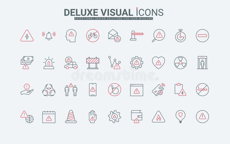 Warning and Alert Messages, Notifications for Danger Caution and ...