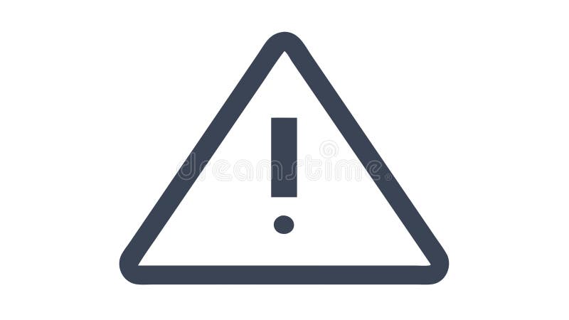 Warning Alert Symbol Exclamation Mark, Vector Design Generative AI ...
