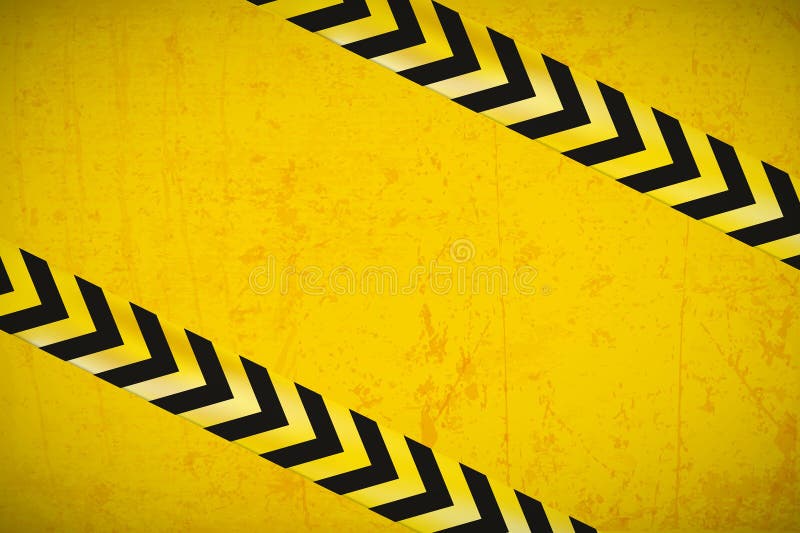 Alert Yellow Warning Sign Cartoon Vector Illustration Stock Vector ...