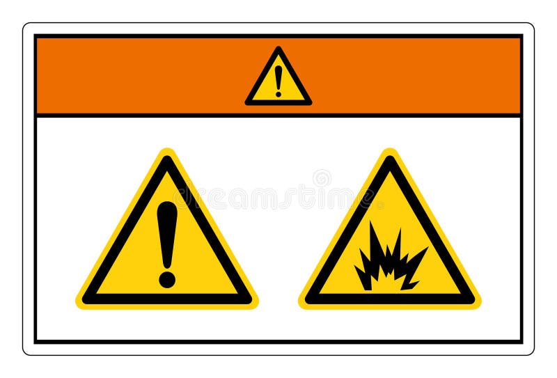 Warning Arc Flash Hazard Symbol Sign, Vector Illustration, Isolate on ...
