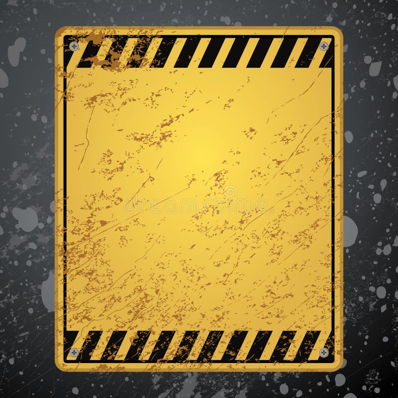 Danger warning background stock vector. Illustration of energy - 18888384