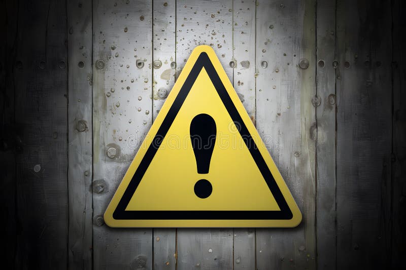 Warning Background with Metal Texture, Black Yellow Caution Sign Vector ...