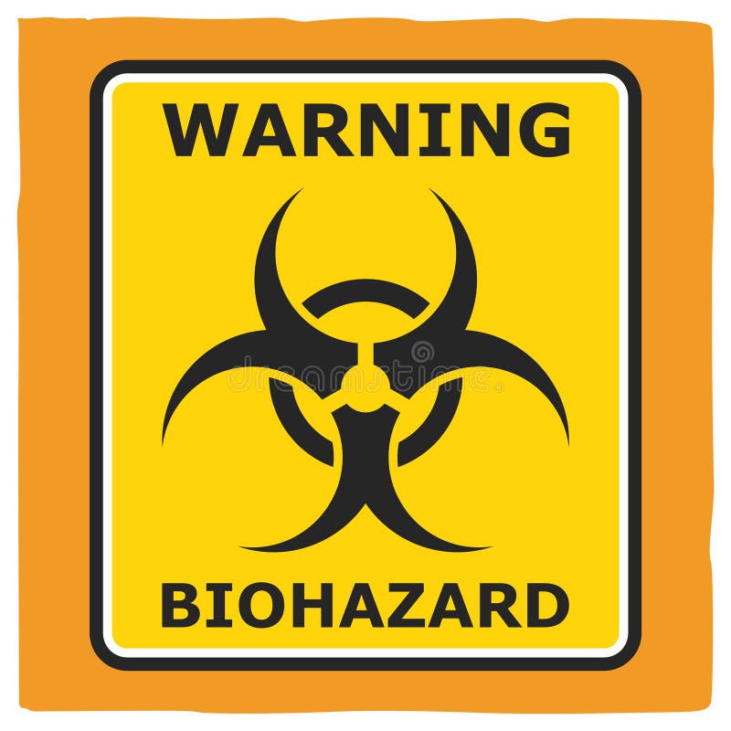 Biological Hazard, Biohazard Flat Vector Icon Stock Vector ...