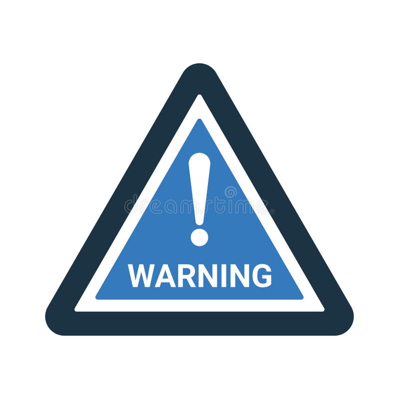 Warning, Board, Sign Icon. Simple Editable Vector Design Isolated on a ...