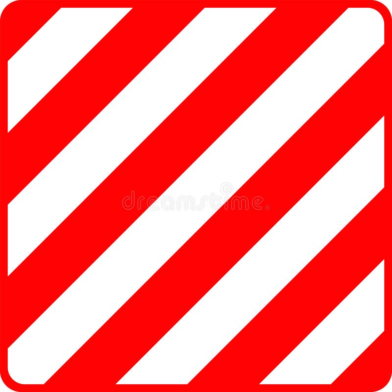 Warning about Bulky Cargo on the Road. Vector Image Stock Vector ...