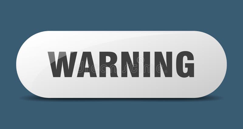 Warning Button. Warning Sign. Key. Push Button Stock Vector ...