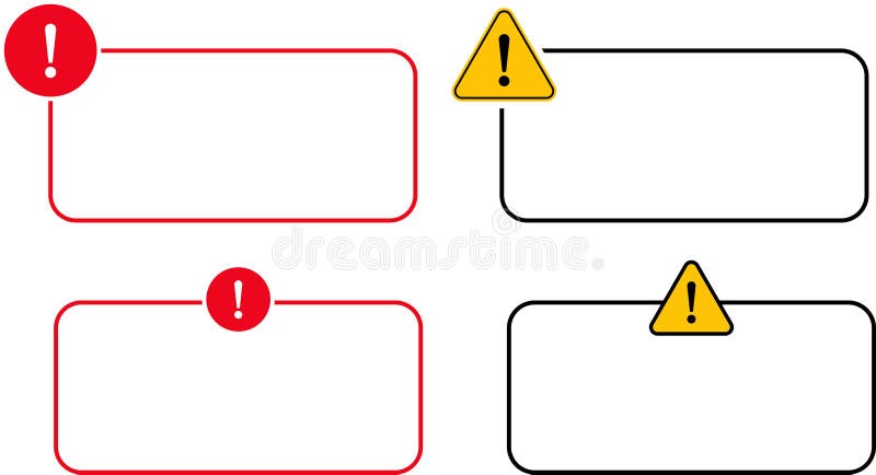 Warning Caution Danger Vector Signs. Attention Sign, Warning Sign, Caution Sign, Danger Sign ...