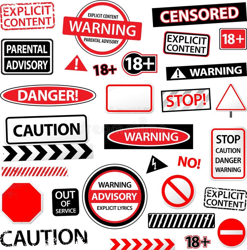 Caution Explicated Stock Illustrations – 1 Caution Explicated Stock ...