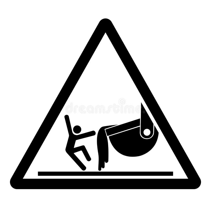 Warning Contact with Molten Material Symbol Sign ,Vector Illustration ...