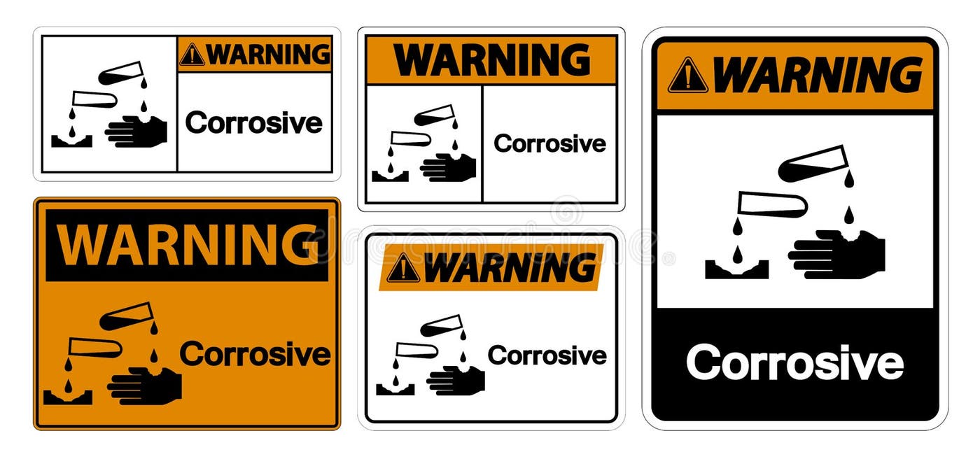 Corrosive Warning Eps Stock Illustrations – 184 Corrosive Warning Eps ...