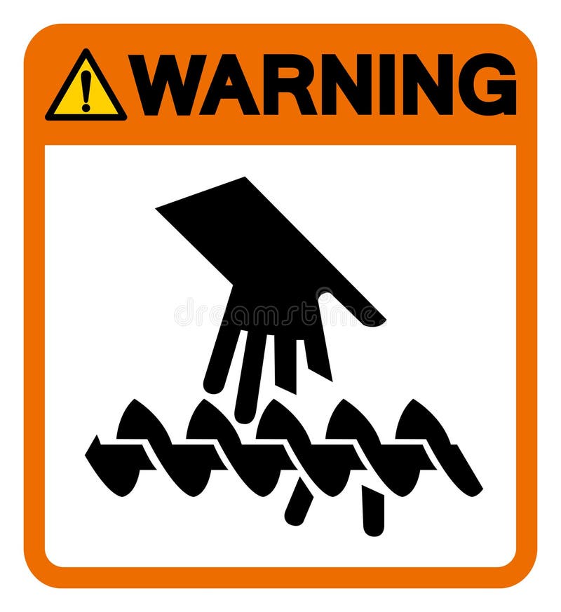 Warning Cutting Hand Hazard Symbol Sign, Vector Illustration, Isolate ...