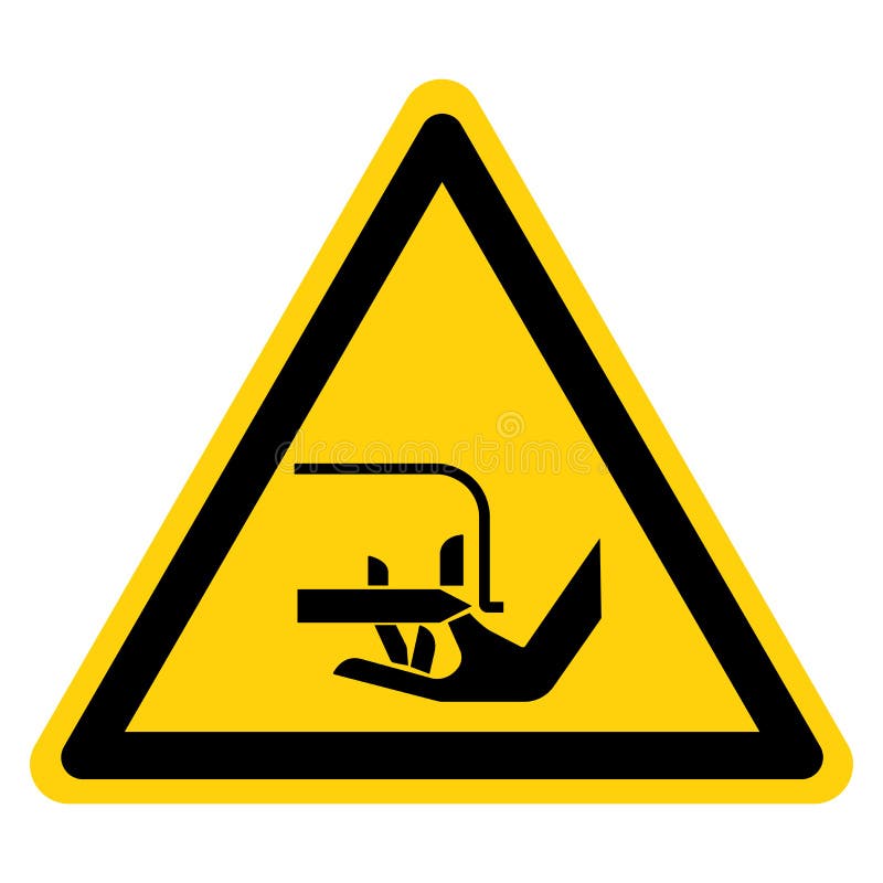 Warning Cutting Hazard Symbol Sign ,Vector Illustration, Isolate on ...