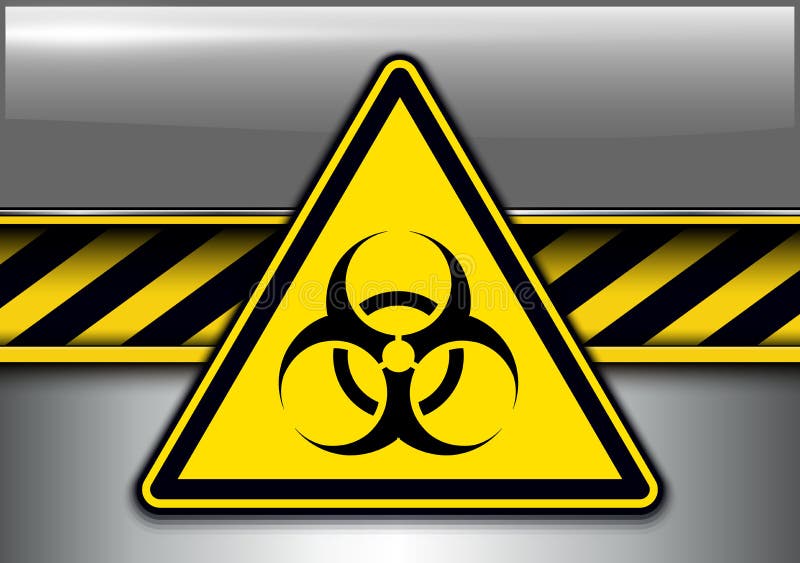 Warning, danger background stock vector. Illustration of caution ...