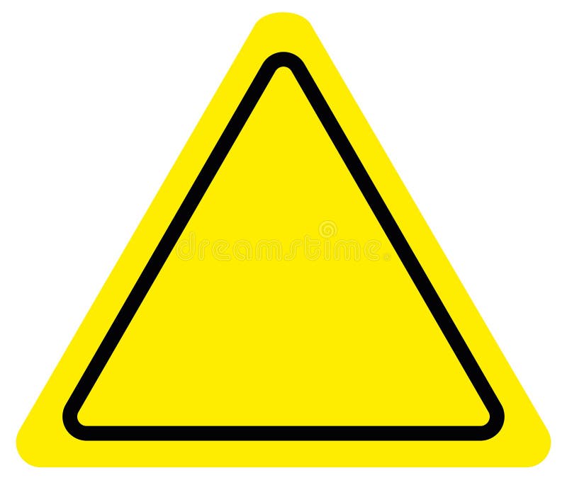 Warning Danger Sign, Rectangle and Triangle Frame Red and Black Color ...