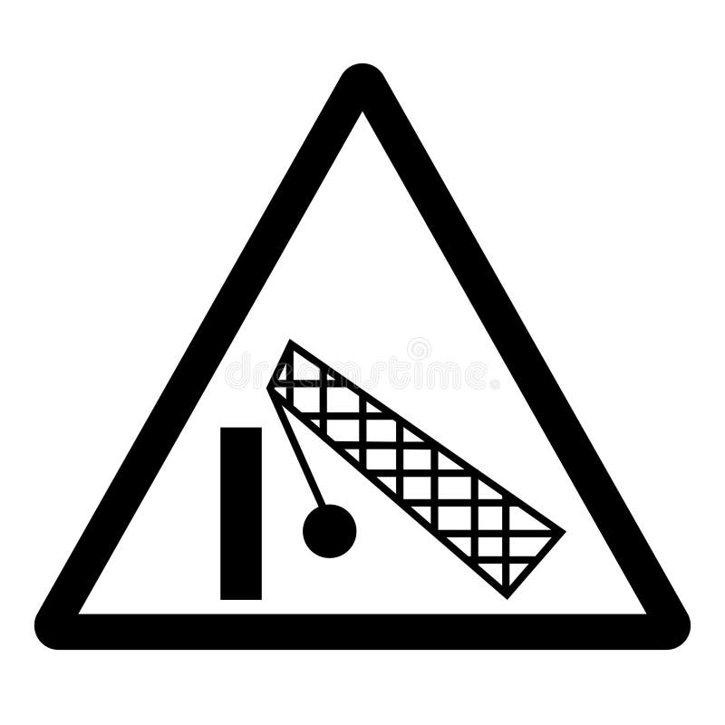 Warning Demolition Area Hazard Symbol Sign, Vector Illustration ...