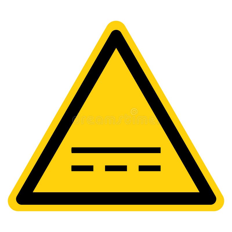 Warning Direct Current DC Symbol Sign, Vector Illustration, Isolate on ...