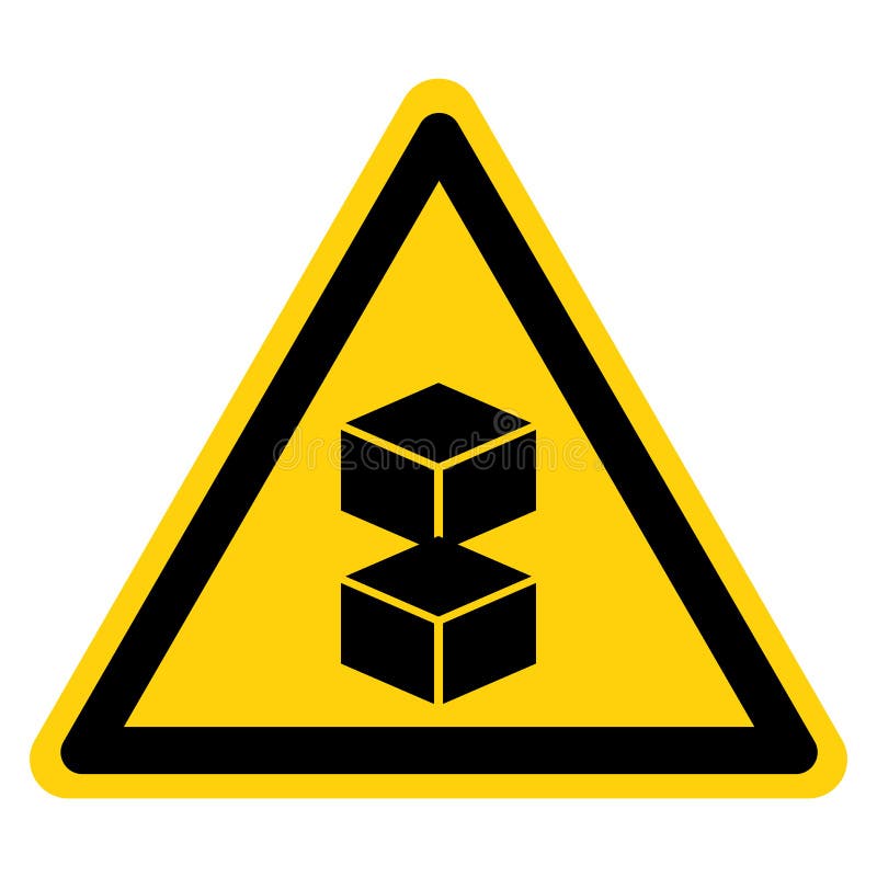 Warning Do No Double Stack Symbol Sign, Vector Illustration, Isolate on ...