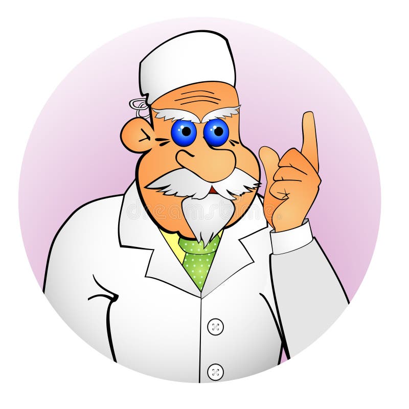 Warning doctor stock vector. Illustration of medical - 18183306