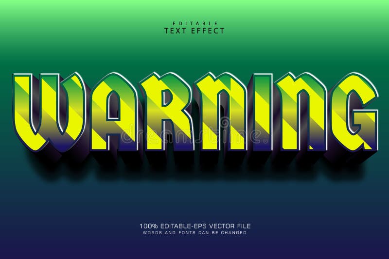 Warning Typeface Stock Illustrations – 1,389 Warning Typeface Stock ...