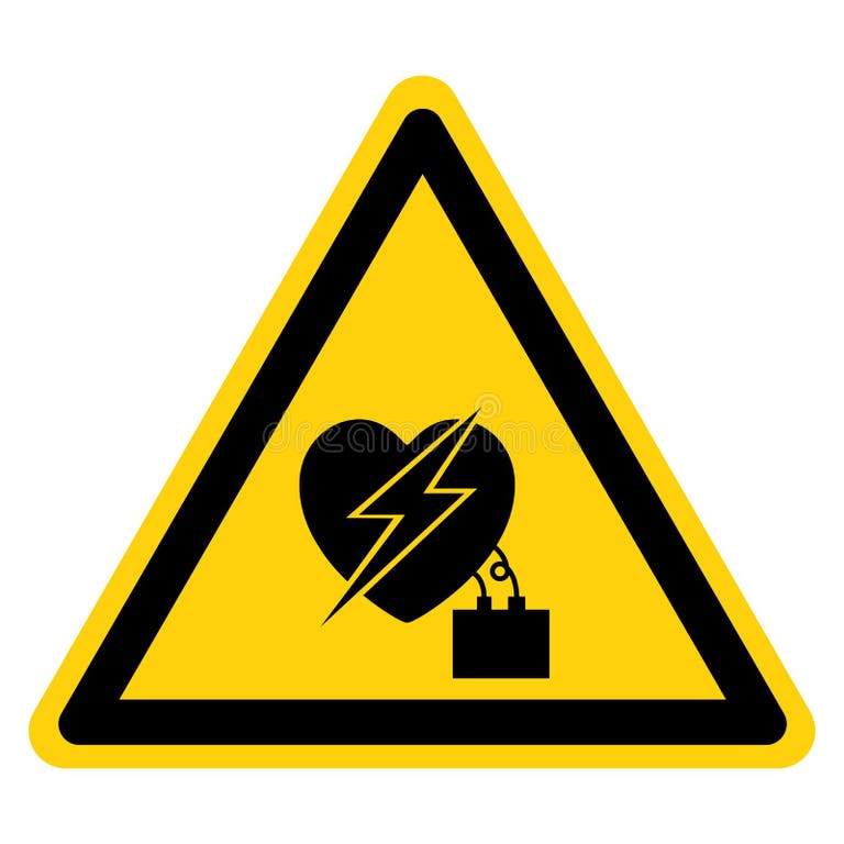 Warning Sign Pacemaker Stock Illustrations – 200 Warning Sign Pacemaker ...