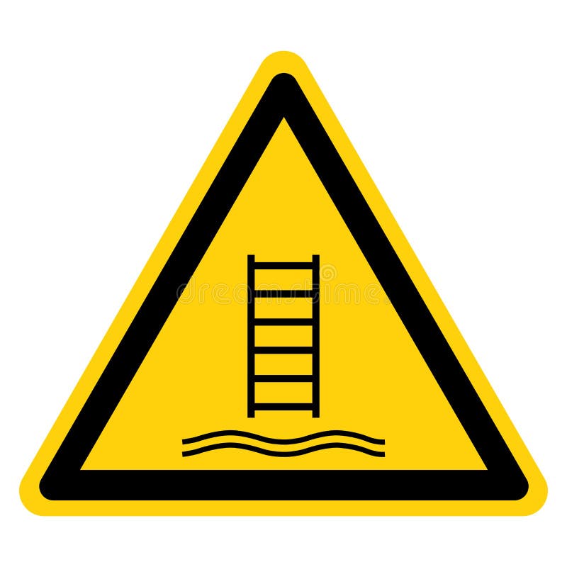 Embarkation Ladder Symbol Sign, Vector Illustration, Isolate on White ...