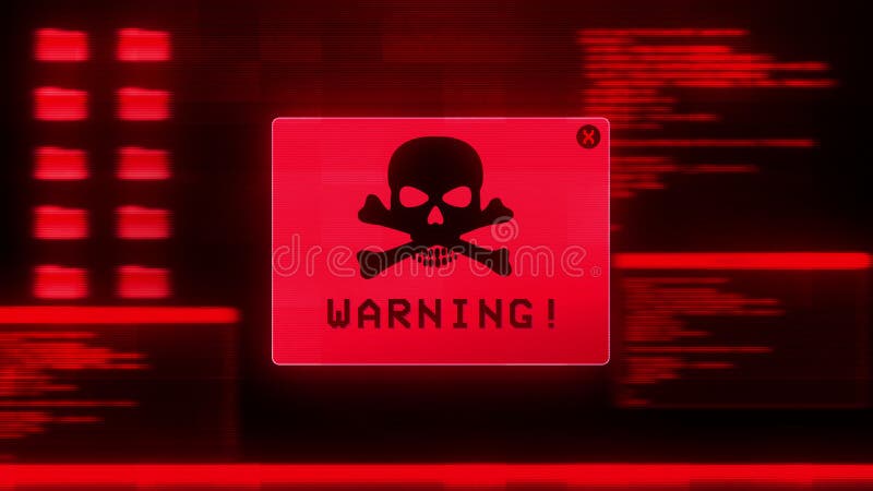 Warning Error Danger Digital Noise Glitch Effect Tv Screen Background ...