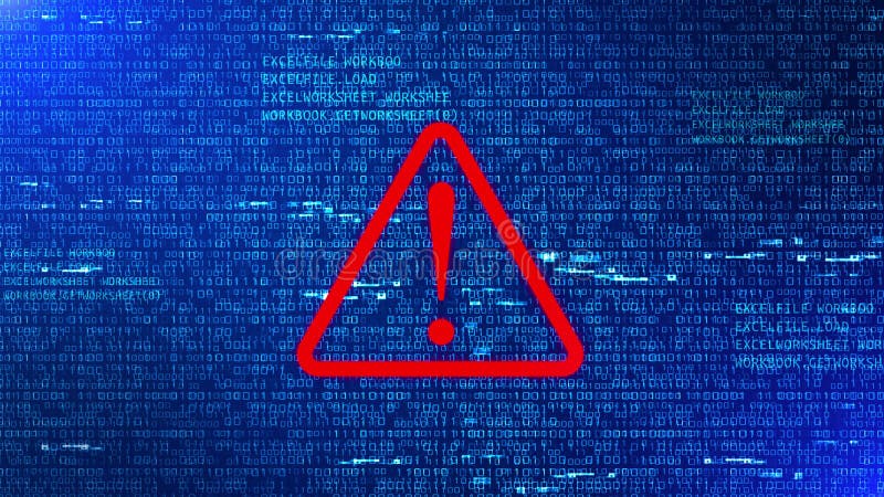 Data Breach Warning Alert Error Message Flashing on Screen, Computer ... Data Breach Warning Alert Error Message Flashing on Screen, Computer ...