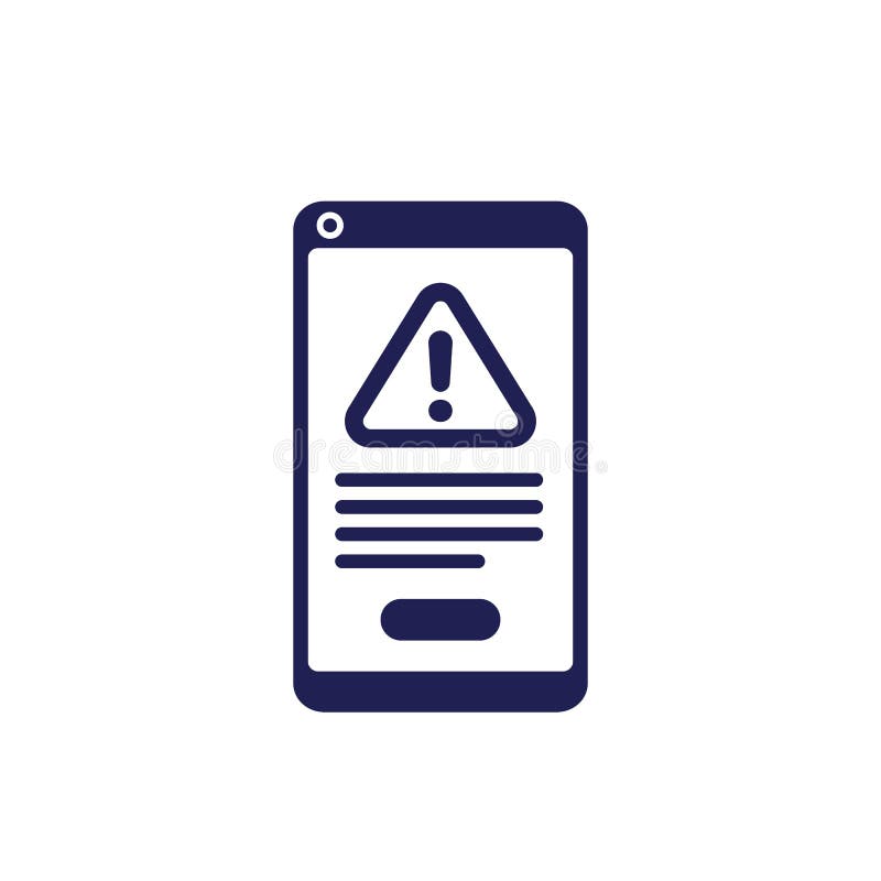 Cell Phone Error Icon Stock Illustrations – 1,709 Cell Phone Error Icon ...