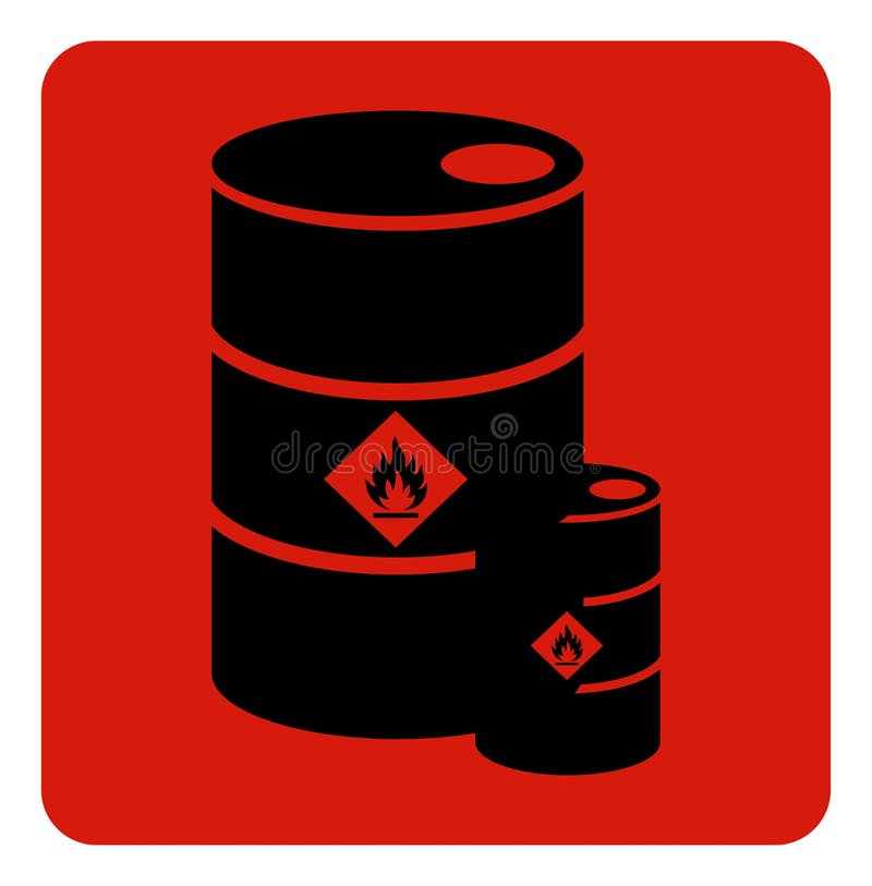 Warning Flammable Storage Area Symbol Sign, Vector Illustration ...