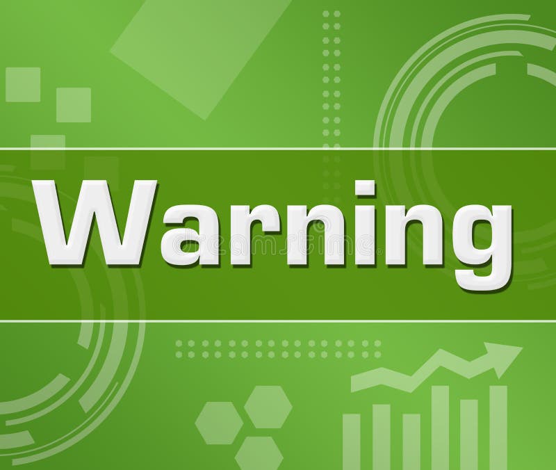 Virus Warning On A Technology Background Stock Illustration ...