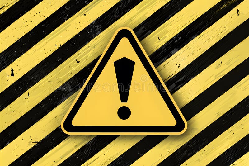 Warning Grunge Stripes Caution Construction Safety Background Vector ...