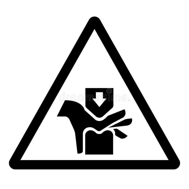 Hand Injury Warning Sign Stock Illustrations – 2,541 Hand Injury ...