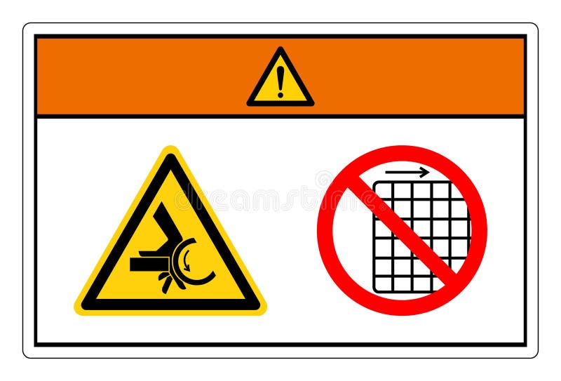Onlinelabels Clip Art Pinch Point Warning Sign