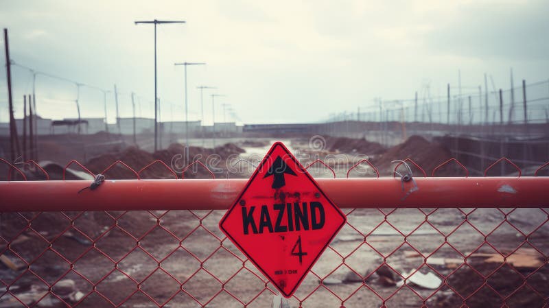 Warning hazard red stock illustration. Illustration of alertness ...