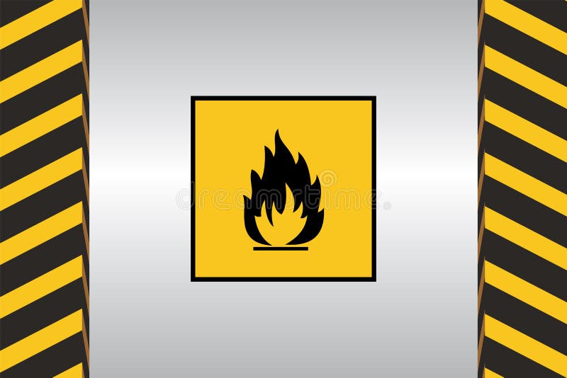 Warning Hazard Signs stock vector. Illustration of high - 90713240