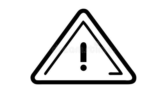 Warning Hazard Triangle with Exclamation Mark Icon, Vector Design ...