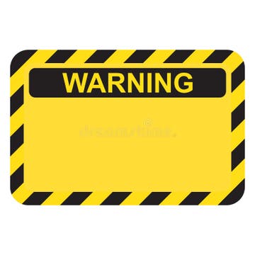 Warning Rectangle Sign Stock Illustrations – 3,564 Warning Rectangle ...