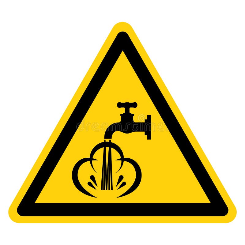 Warning Do Not Let Water and Humidity Touch the Filter Symbol Sign ...