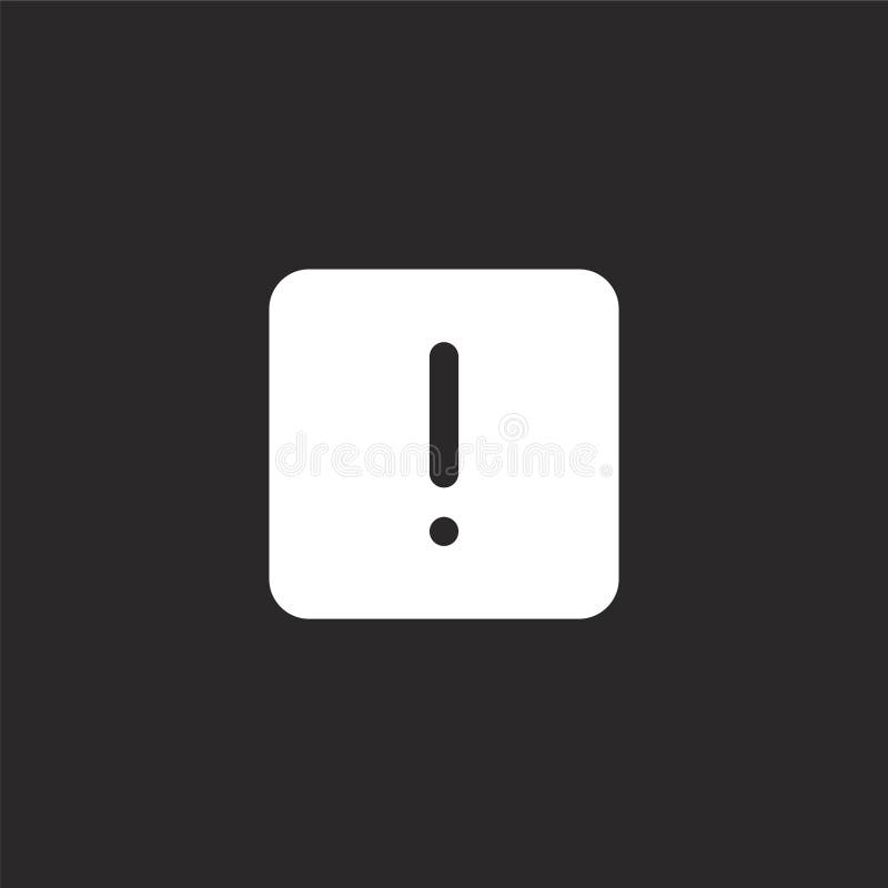 Warning Icon. Filled Warning Icon for Website Design and Mobile, App ...