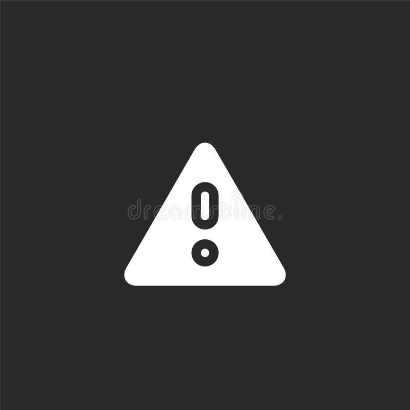 Warning Icon. Filled Warning Icon for Website Design and Mobile, App ...