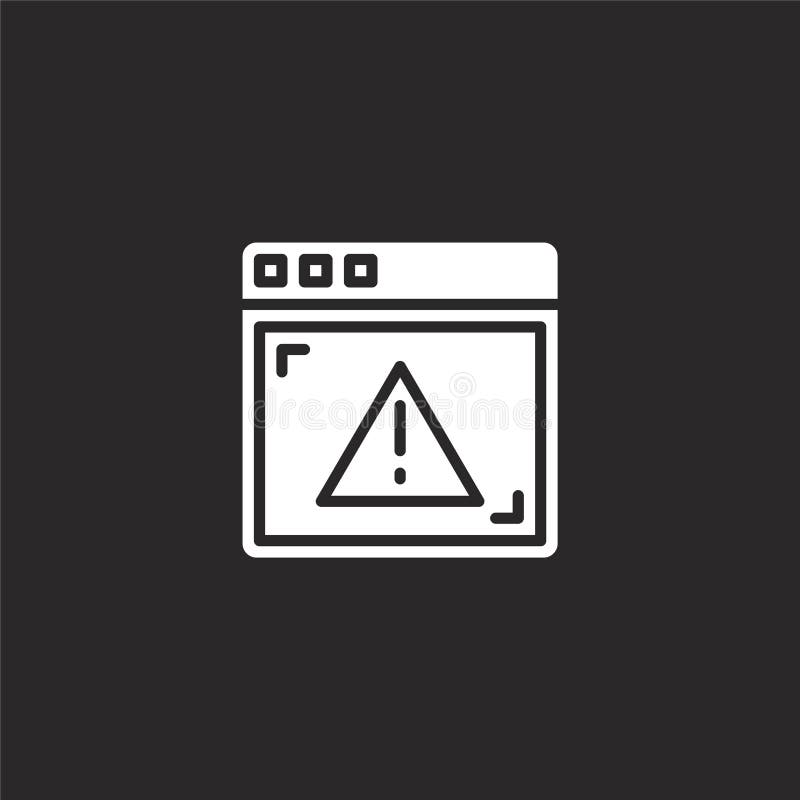 Warning Icon. Filled Warning Icon for Website Design and Mobile, App ...