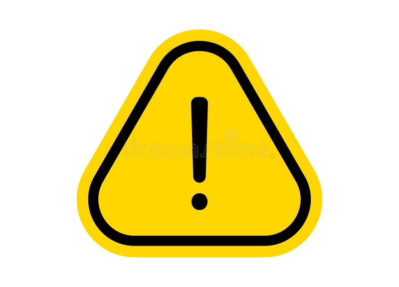 Warning Icon Template Download Vector Stock Vector - Illustration of ...