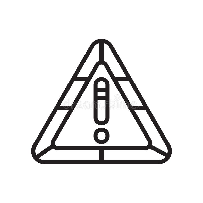 Warning Icon Vector Sign and Symbol Isolated on White Background ...