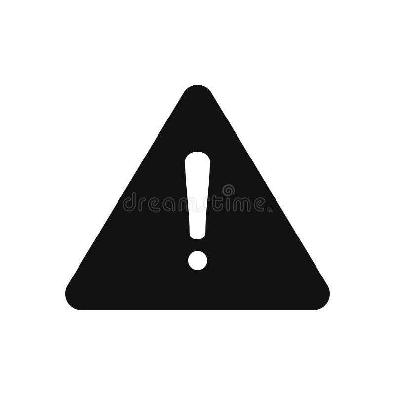 Warning Icon Vector. Simple Warning Sign in Modern Design Style for Web ...
