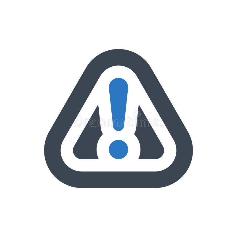 Warning icon stock vector. Illustration of attention - 230704916