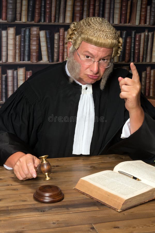 Stern judge stock image. Image of legal, courthouse, handsome - 5085991