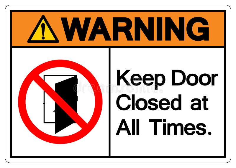 Warning Keep Access Clear Symbol Sign, Vector Illustration, Isolate on ...