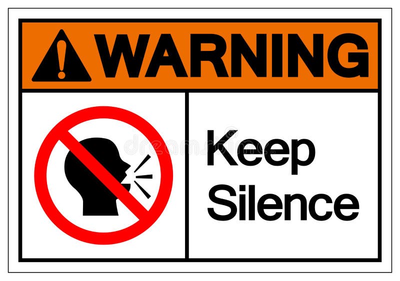Silence Sign Png