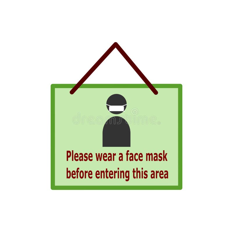 Entering Wear Mask Stock Illustrations – 61 Entering Wear Mask Stock ...