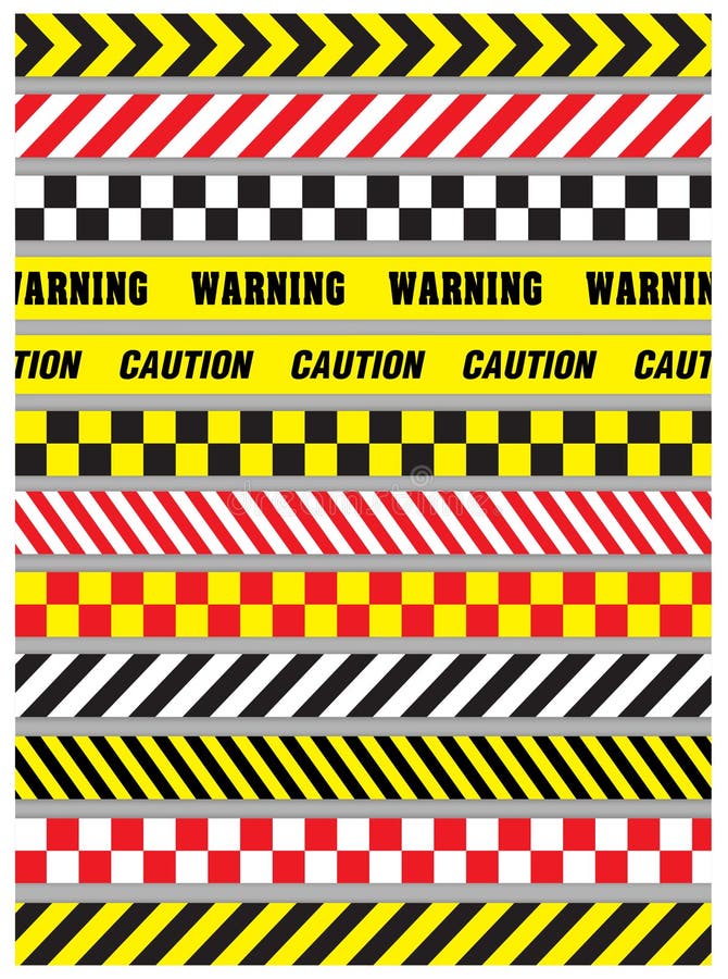 Warning Label Warning Sign Vector Template Stock Vector - Illustration ...